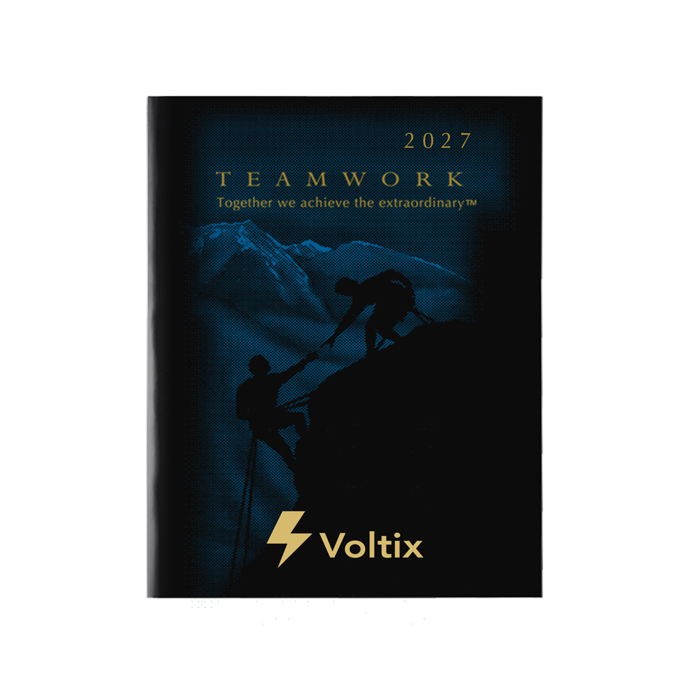 Teamwork Peak Mountains Date Log Calendar | Myron Promotional Products