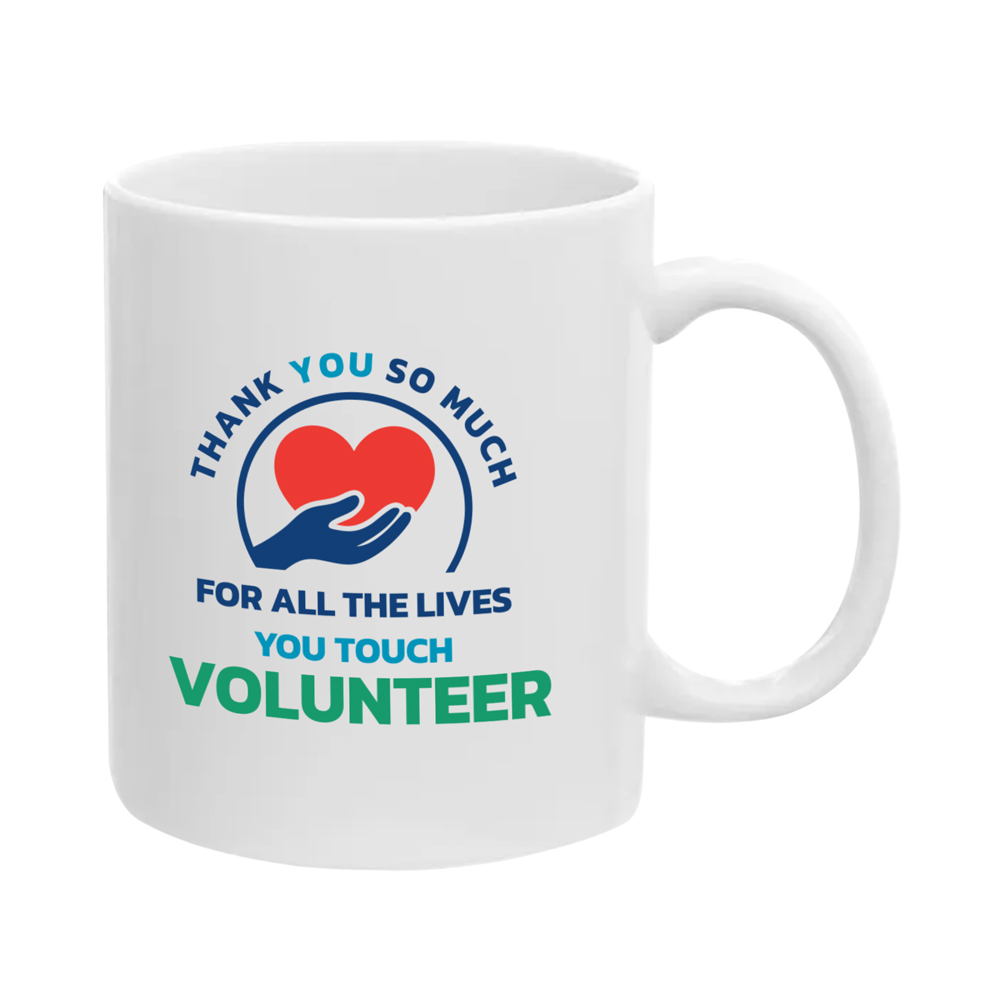 Volunteer Appreciation 11 oz. Coffee Mug | Myron Promos