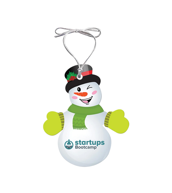 Acrylic Holiday Ornaments - Snowman | Myron Promotional Products