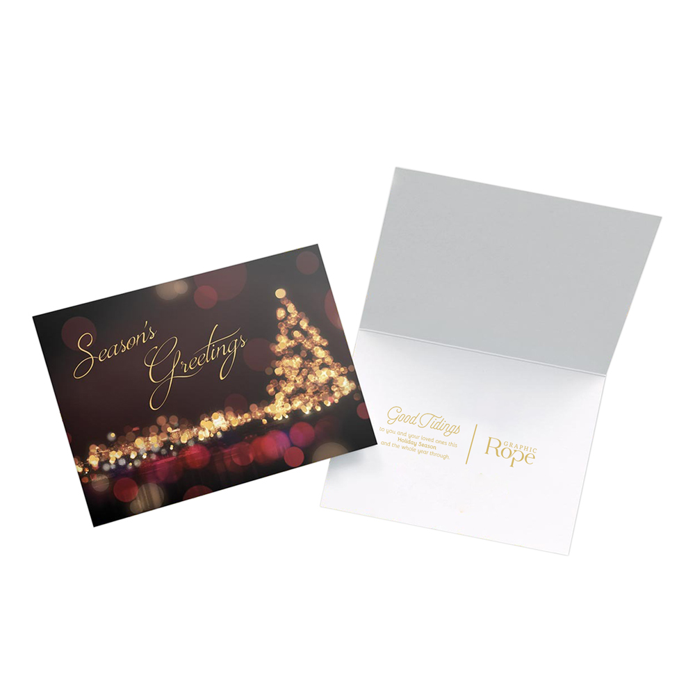 Classic City Lights Holiday Card | Myron Promotional Products