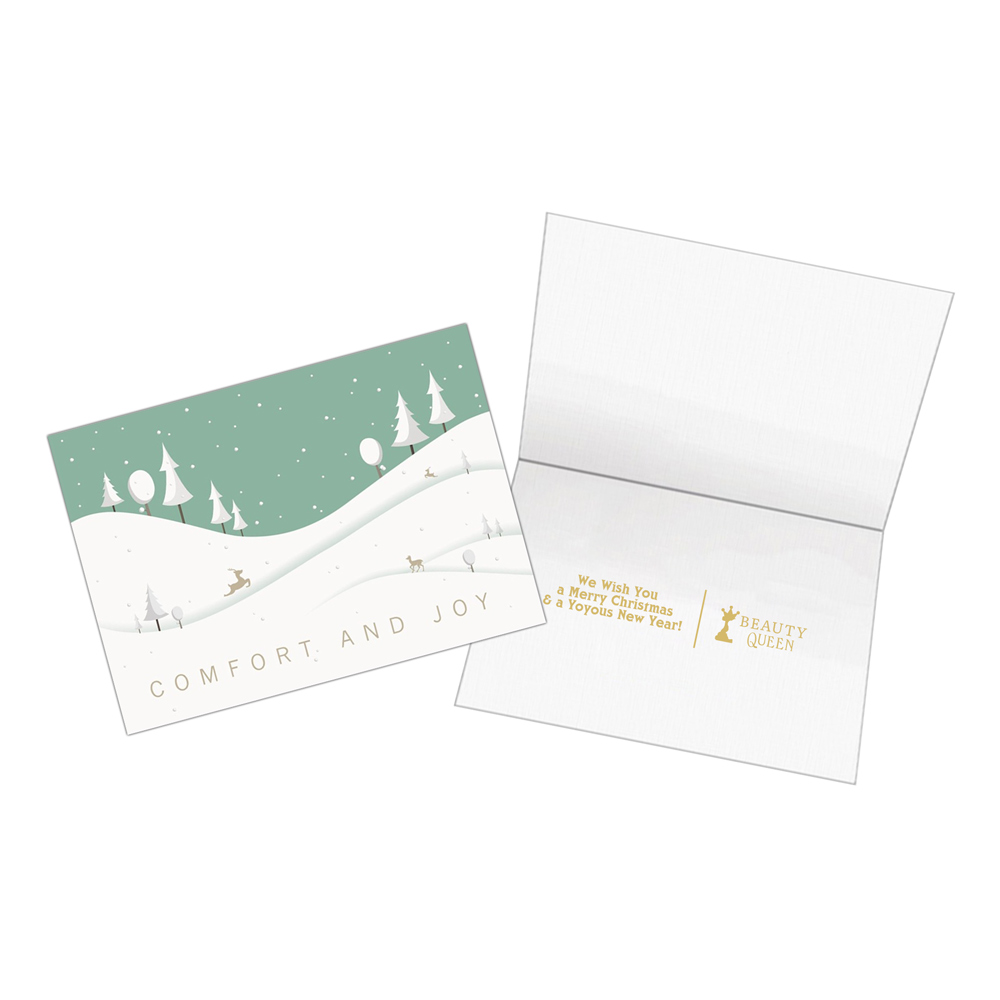 Classic Snow Hills Holiday Card | Myron Promotional Products