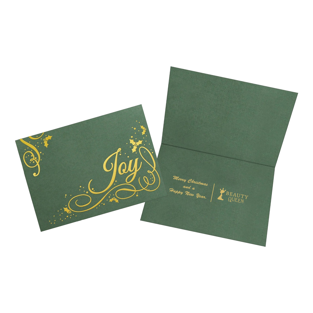Premium Holly Berry Joy Holiday Card | Myron Promotional Products